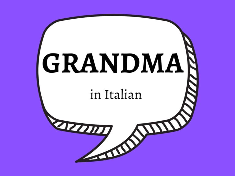Nonna! How to Say GRANDMA in Italian - Getting To Know Italy